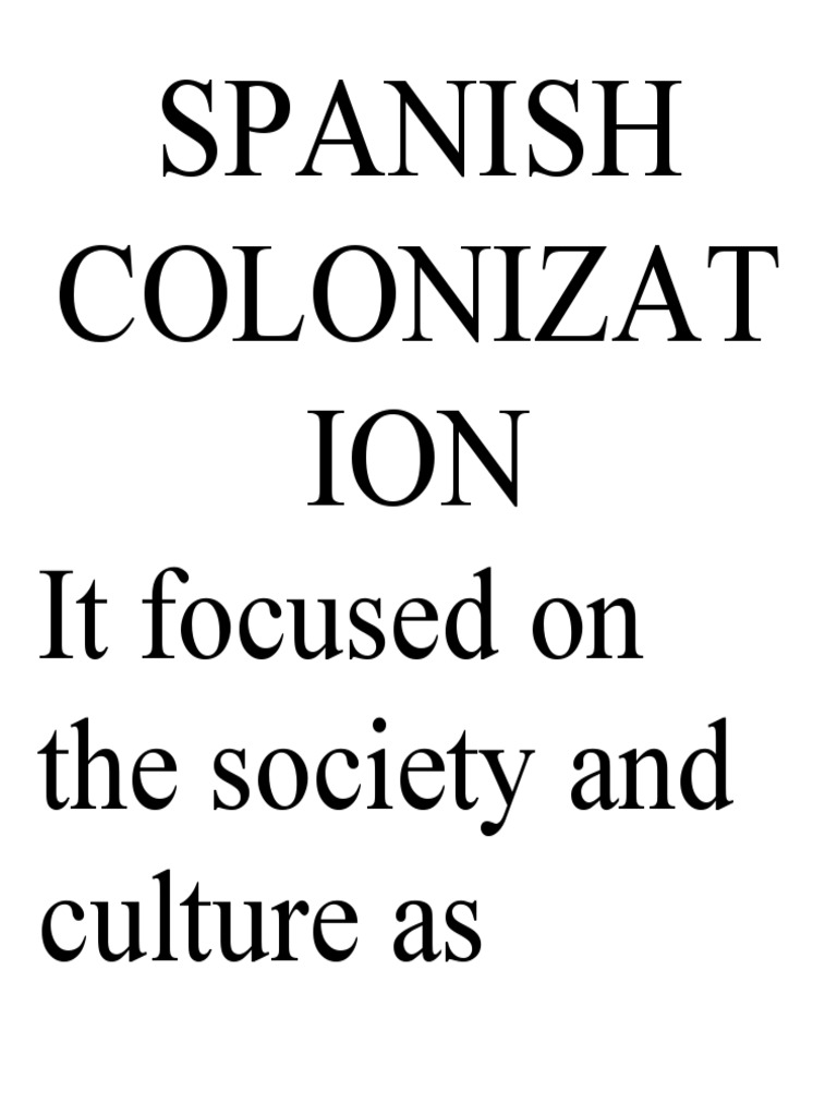 Spanish Colonization Literature Overview | PDF | Classics
