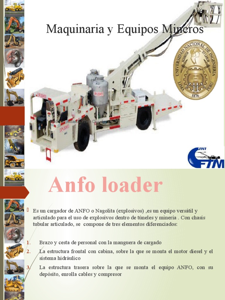 ANFO LOADER y SCALER DESQUINCHADOR | PDF | Direccion | Tracción en las ...