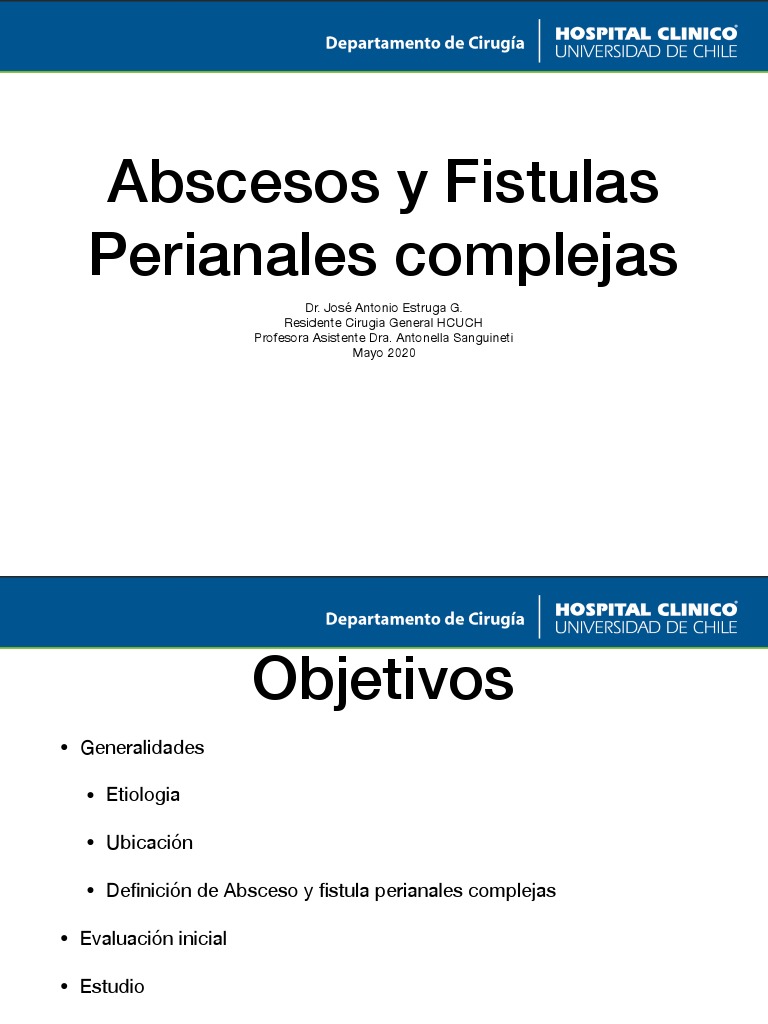Manejo de Abscesos y Fístulas Perianales | PDF | Enfermedad de Crohn ...