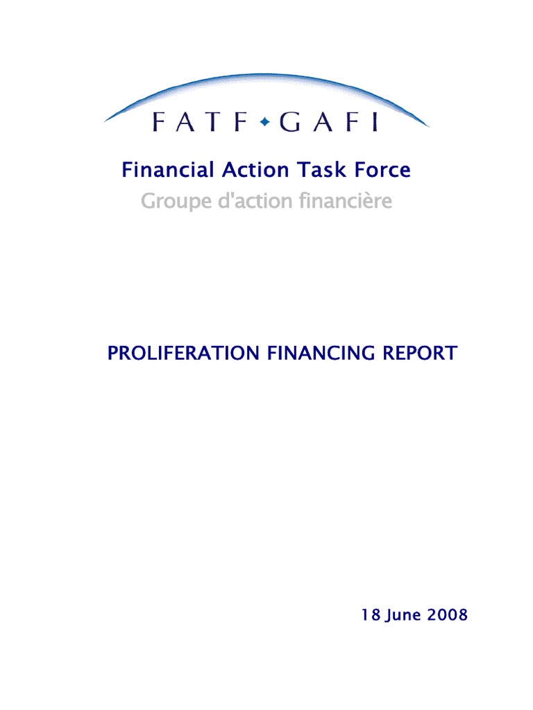 Proliferation Financing Report | PDF | Financial Transaction | Nuclear ...