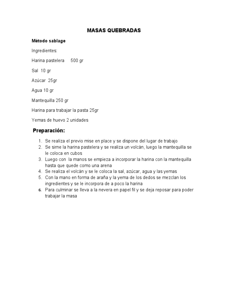 Metodo Sablage | PDF