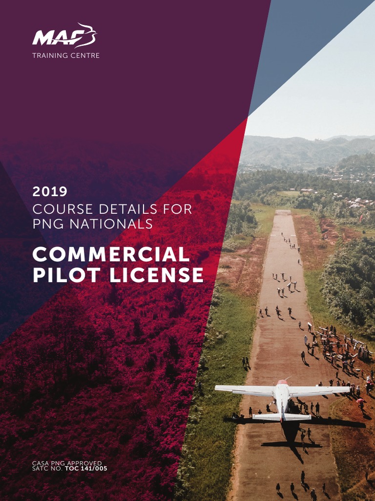 Commercial Pilot License: Course Details For PNG Nationals 2019 | PDF ...