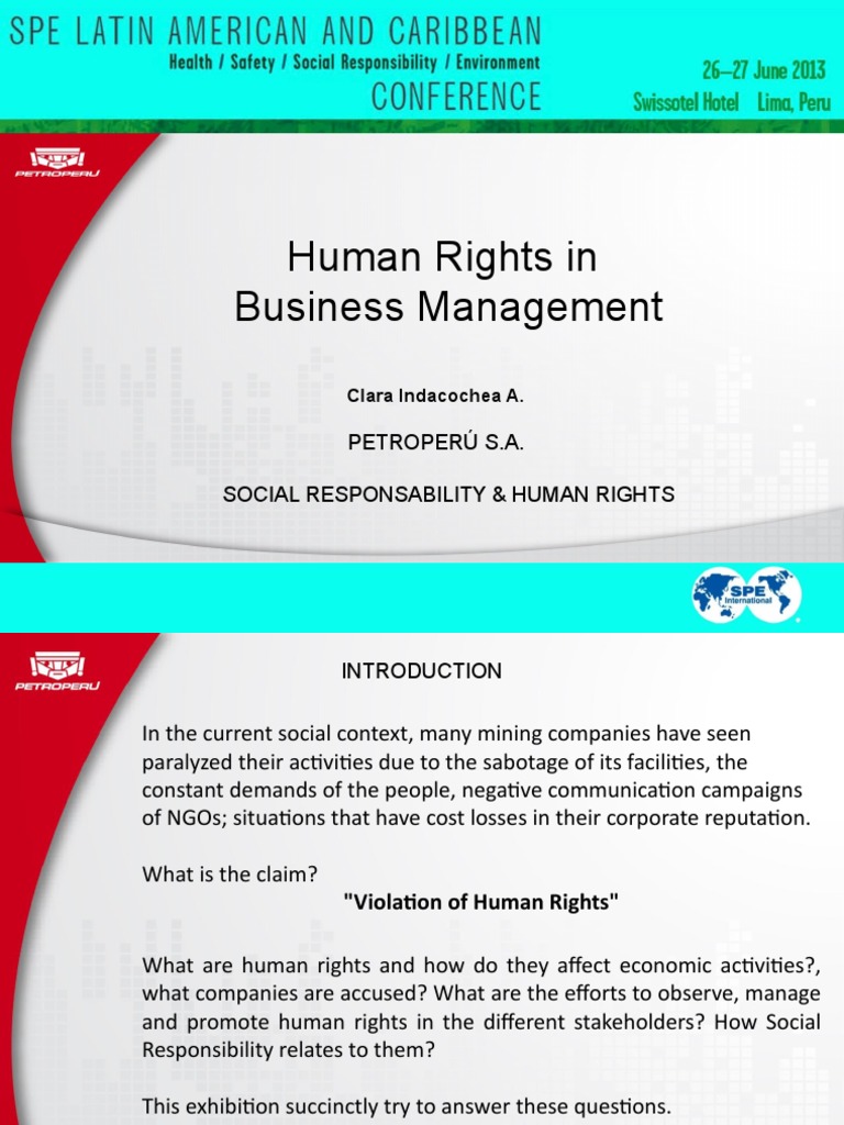 Human Rights in Business Management | Download Free PDF | Human Rights ...