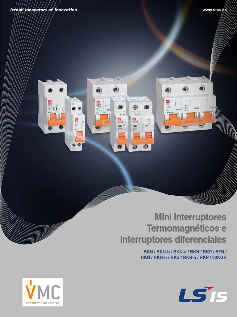 Mini Interruptores Termomagnéticos e Interruptores Diferenciales | PDF ...