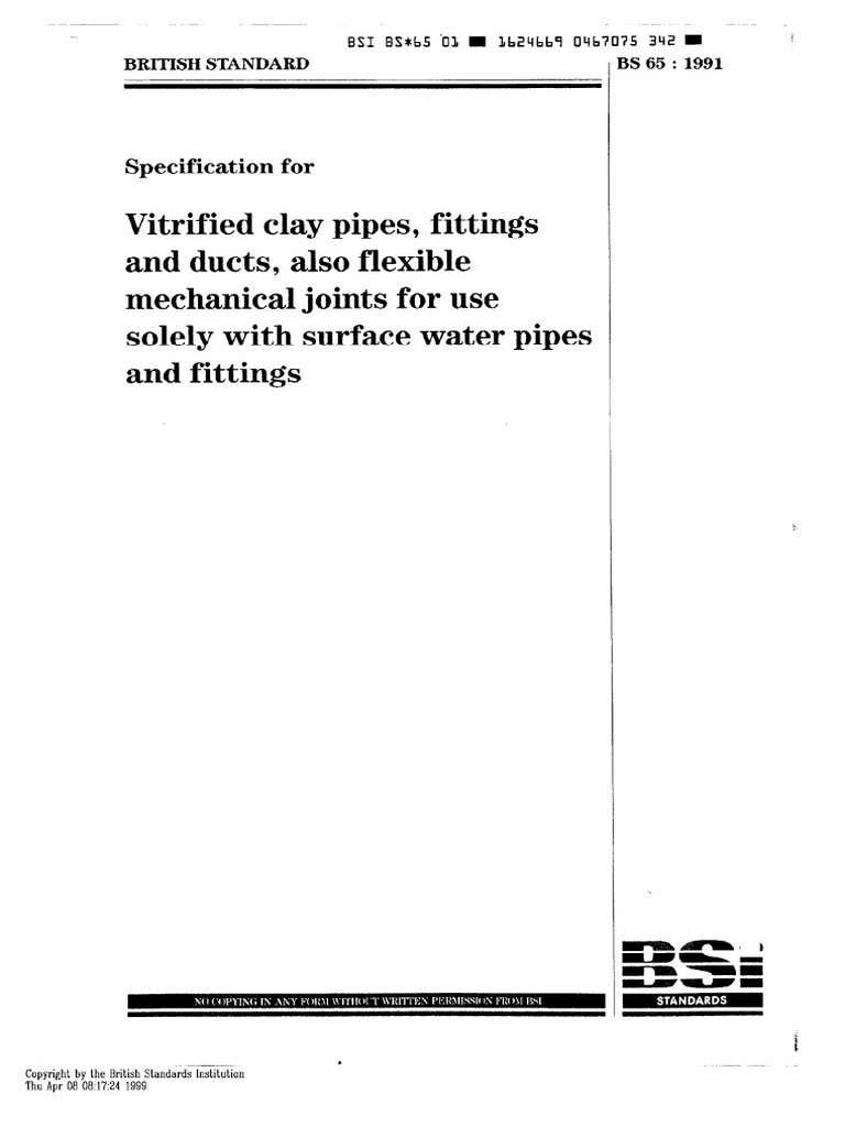 BS 65 - 1991 PDF | PDF