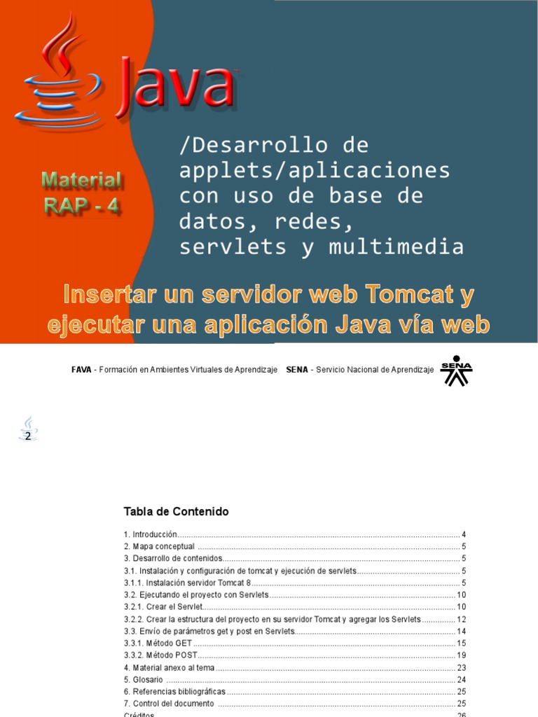MaterialRAP4 PDF | PDF | Servlet Java | Java (lenguaje de programación)