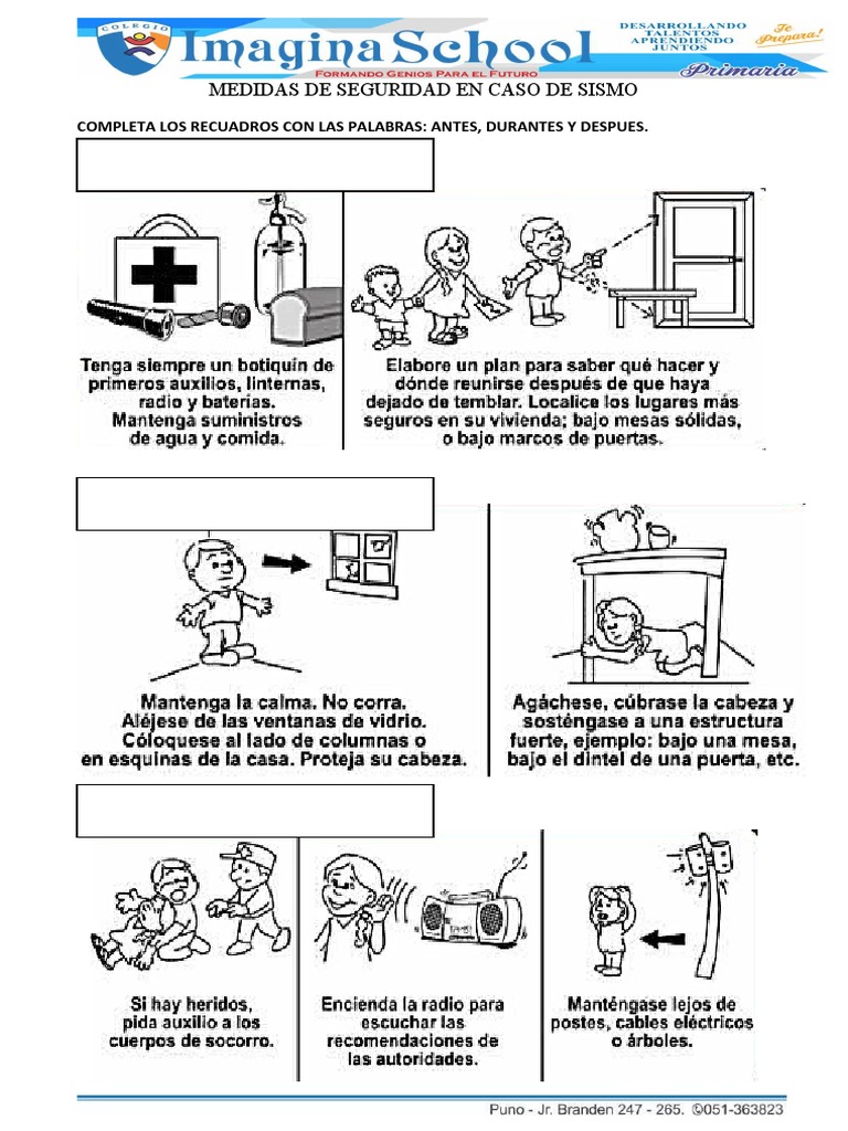 Medidas de Seguridad en Caso de Sismos | PDF