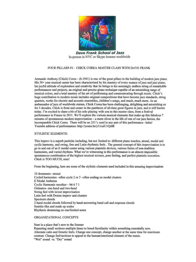 Masterclass Chick Corea | PDF