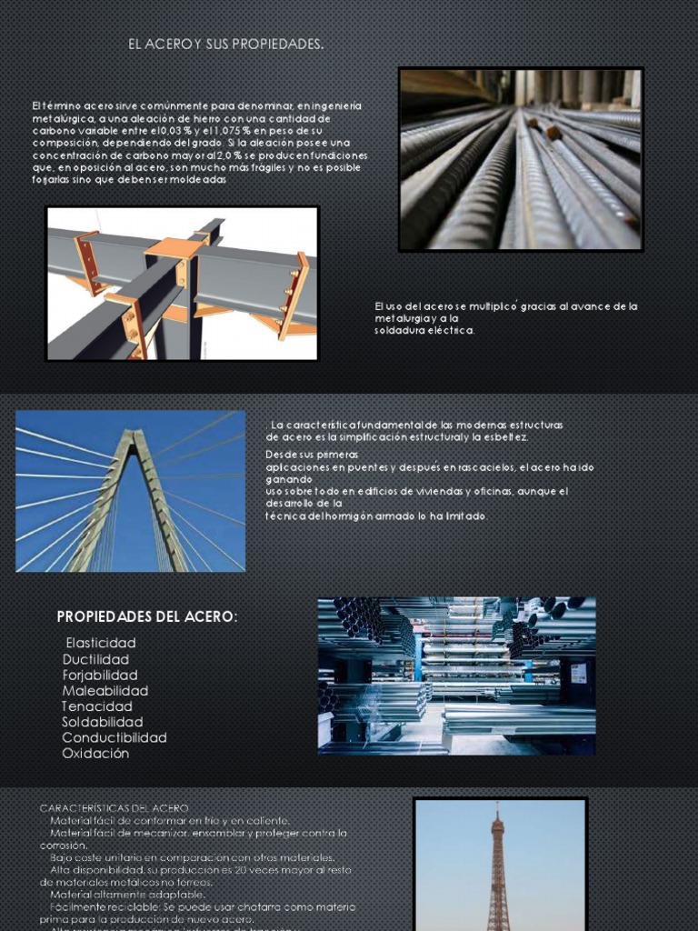 Propiedades y Aplicaciones del Acero | PDF | Acero | Ventana