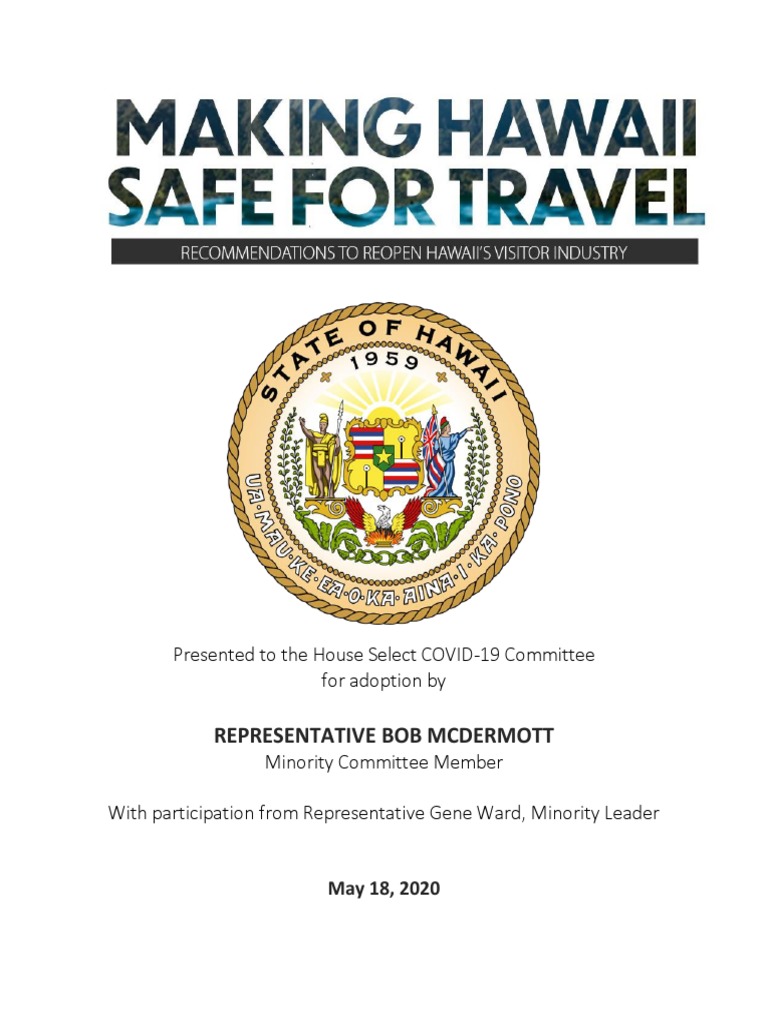 Making Hawaii Safe For Travel ABC | PDF | Centers For Disease Control ...