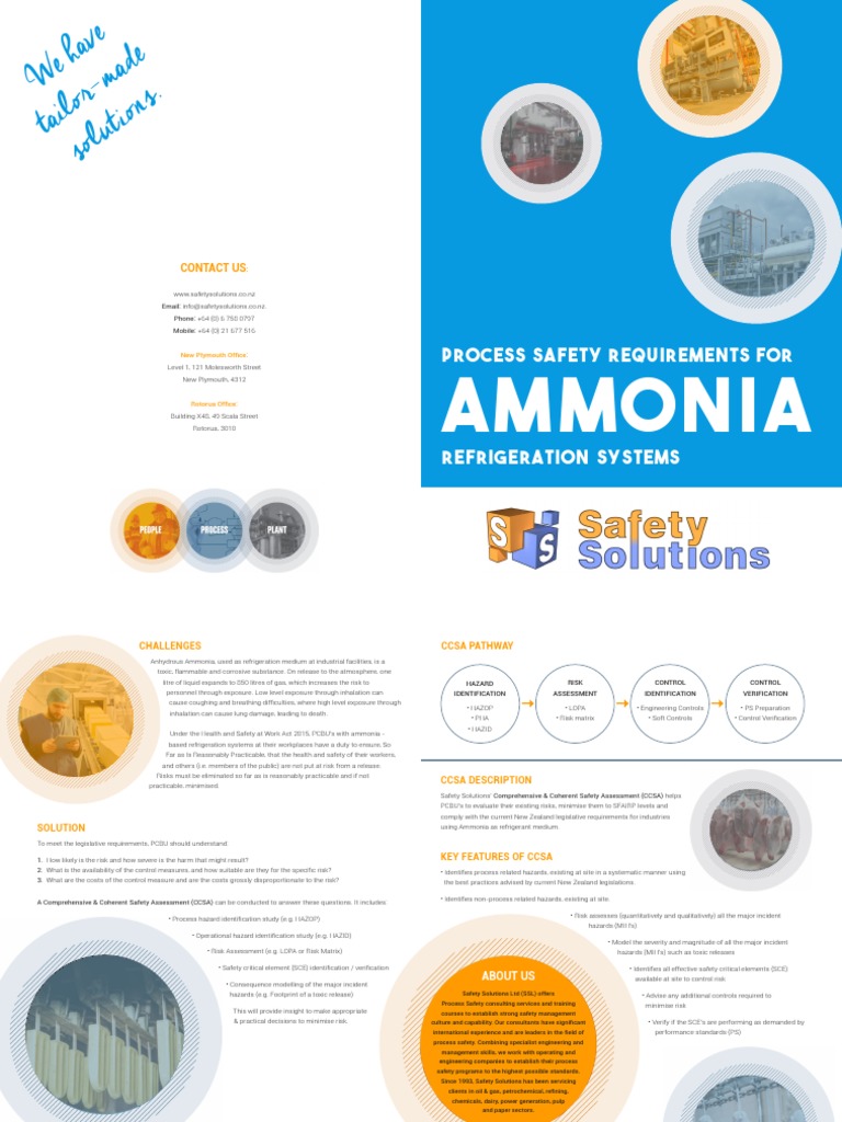 Toxic Gas Dispersion - Ammonia | PDF | Hazards | Risk