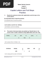 Fix-the-sentences-Capitalization-and-Punctuation-Worksheet-pamlou | PDF