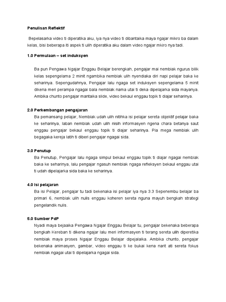 Panduan Lengkap Penulisan Reflektif Akademik untuk Mahasiswa dan ...