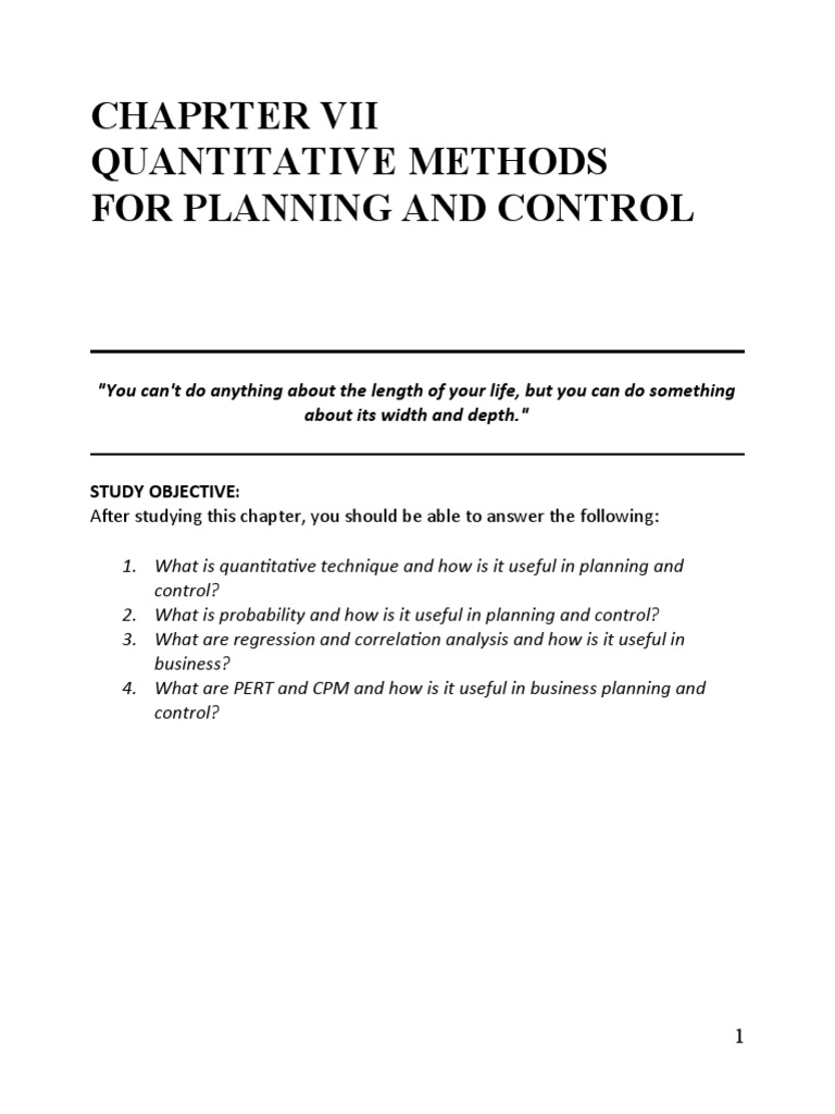 Chapter 7 - Quantitative Analysis | Download Free PDF | Regression Analysis | Correlation And ...