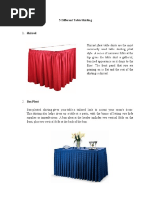 Show Pictures Of Table Skirting Table Skirting Design