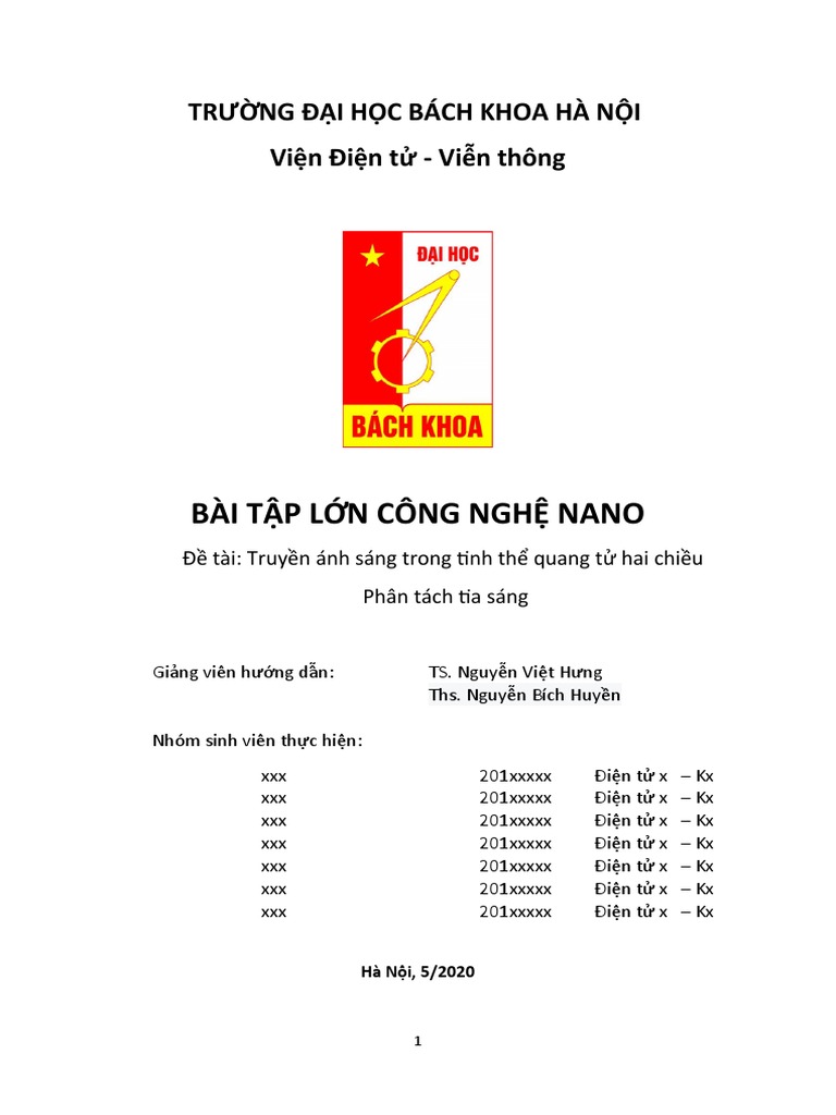 Báo Cáo BTL CNNN Nhóm 7 | PDF