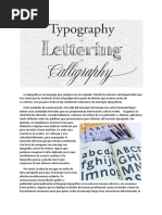 Pautas para Un Buen Lettering | PDF | Tipografía | Diseño