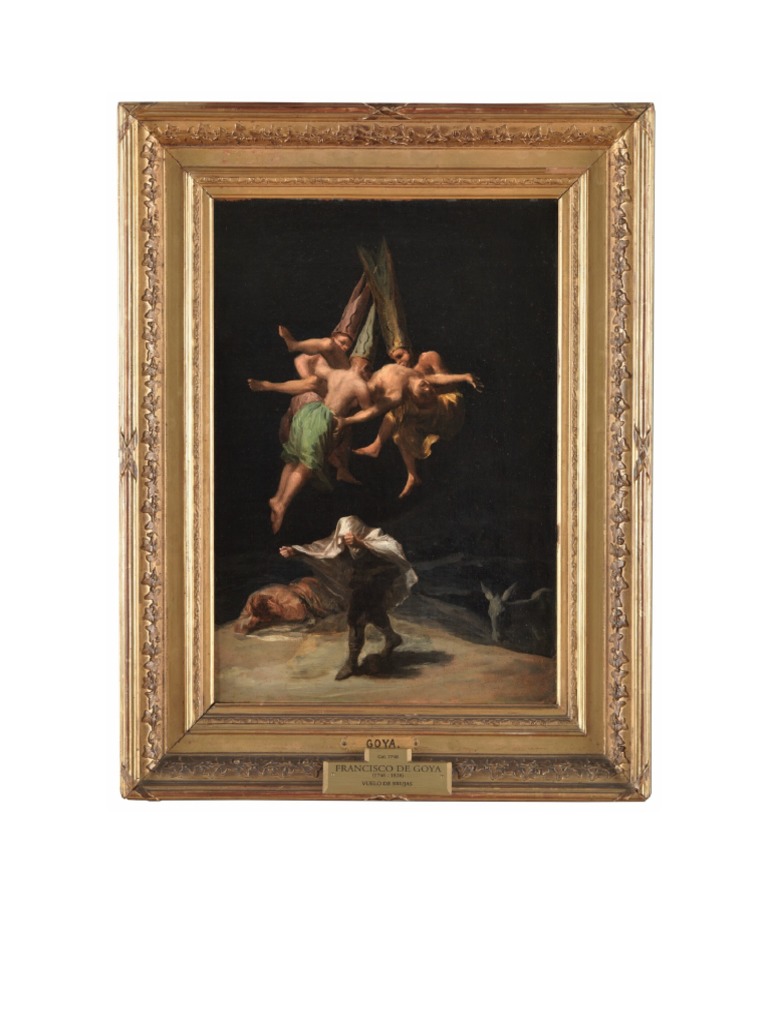 Análisis Iconográfico Vuelo de Brujas | PDF | Francisco Goya | Medios ...