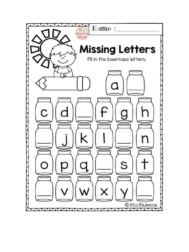 Missing Alphabet | PDF