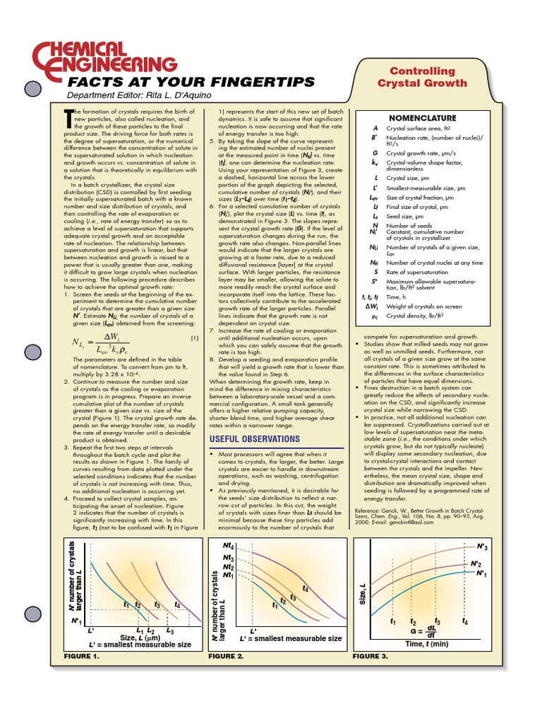 Facts at Your Fingertips-200706-Controlling Crystal Growth | PDF ...
