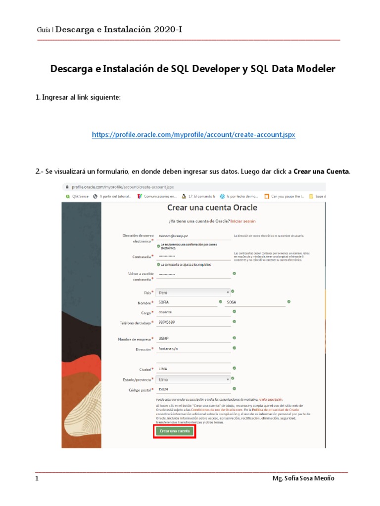 Guia de Instalacion SQL Developer - Data Modeler | PDF | Software del ...