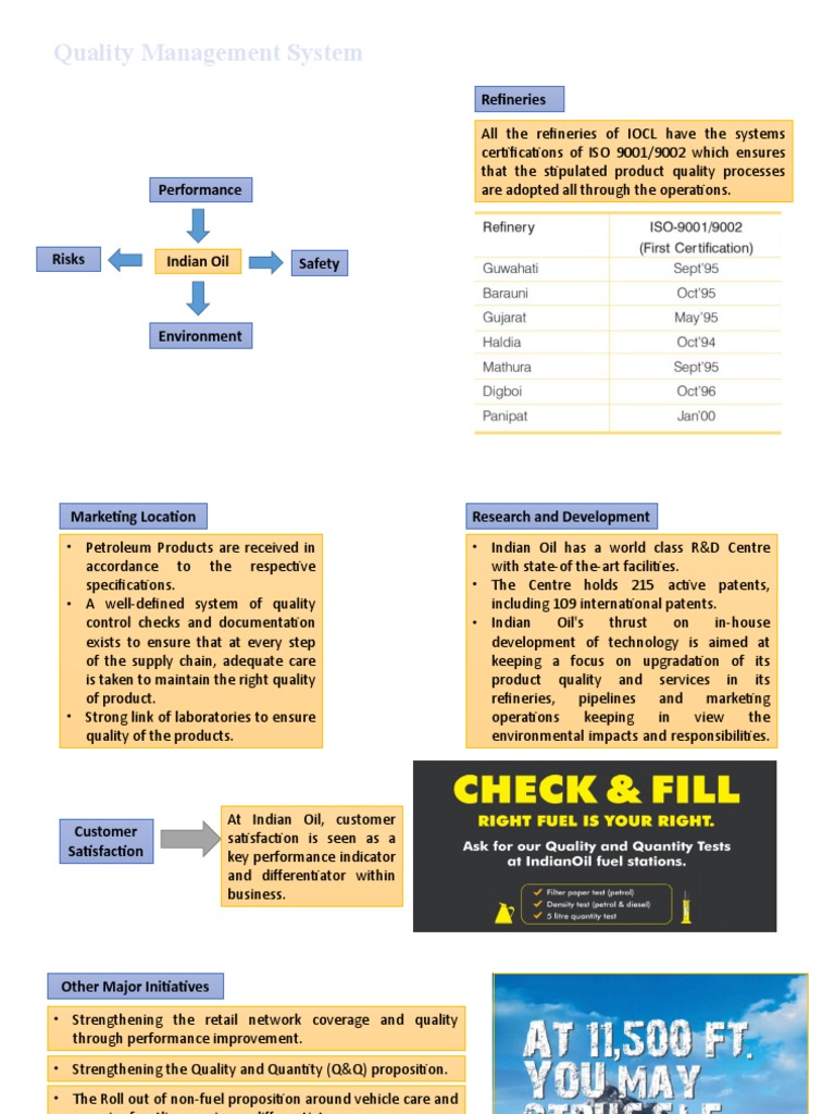 Quality Management System | PDF | Quality Management | Oil Refinery