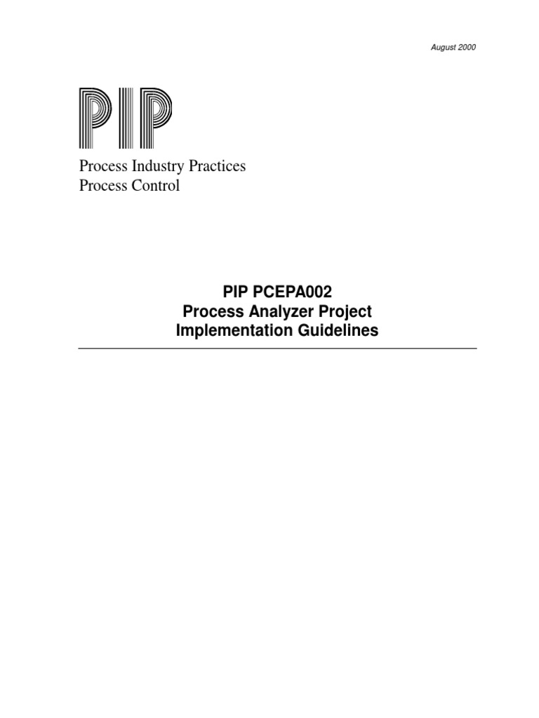 Analyzer 3 Process Industry Practice | PDF | Specification (Technical ...