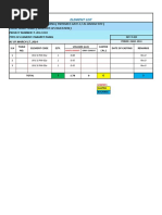 Daily Instrument Check Sheet | PDF | Calibration | Business Process