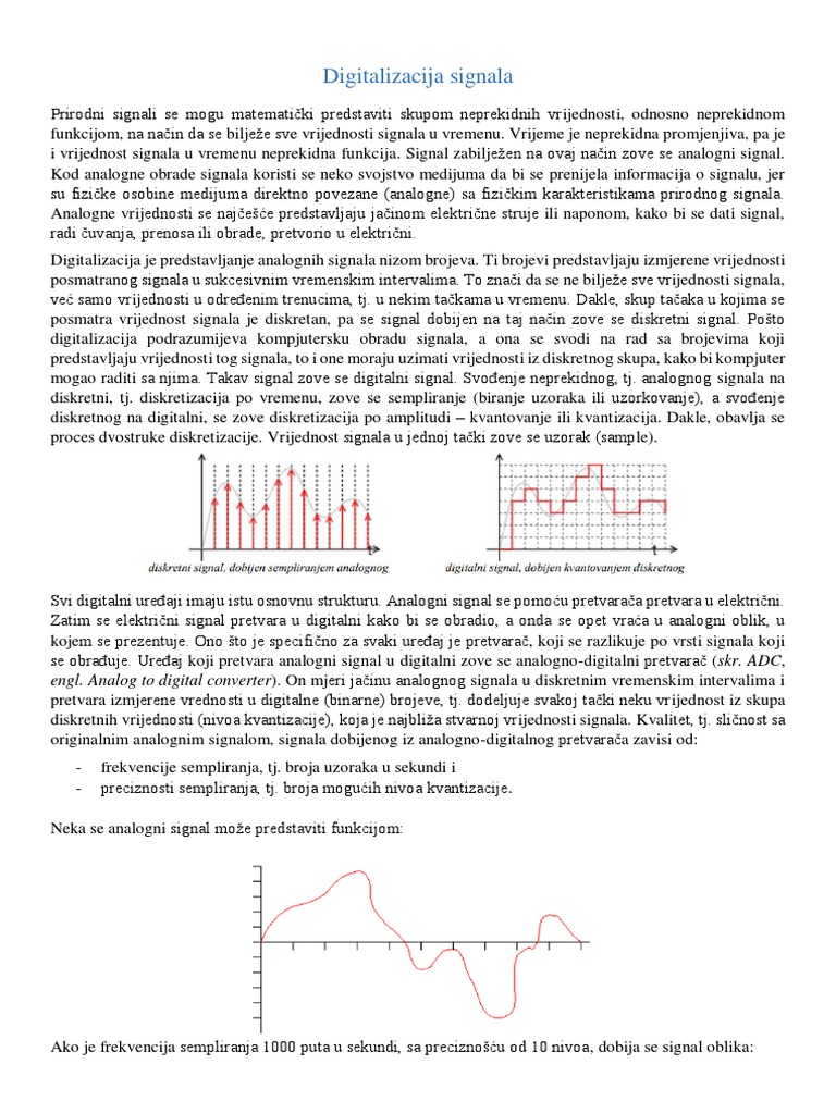 Digitalizacija Signala | PDF