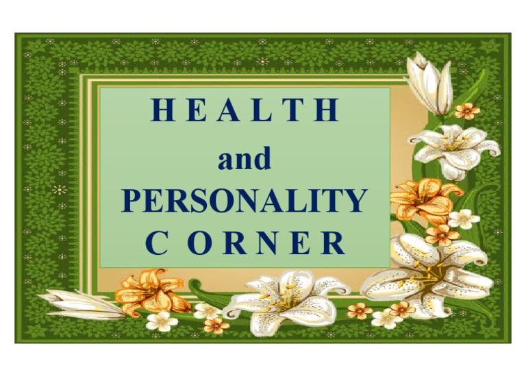 Health and Personality C Orner | PDF