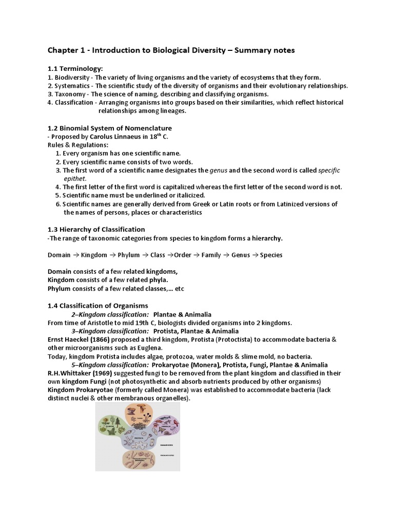 An Introduction to Biological Classification Systems: From Binomial ...