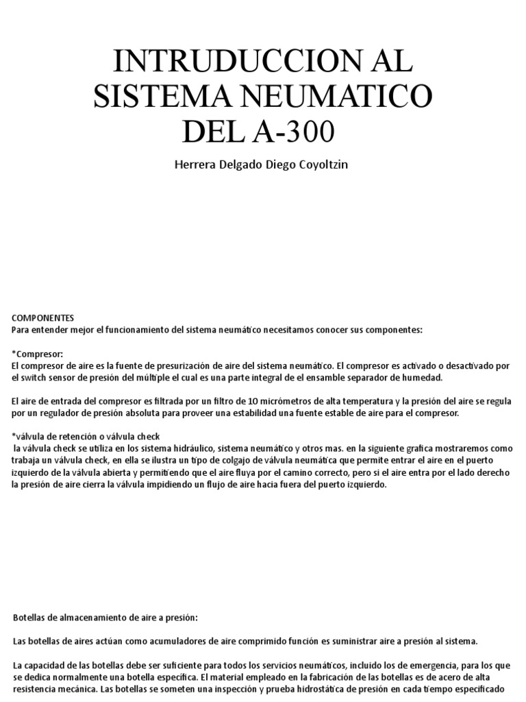 Ata 36 A310 | PDF | Neumática | Gases