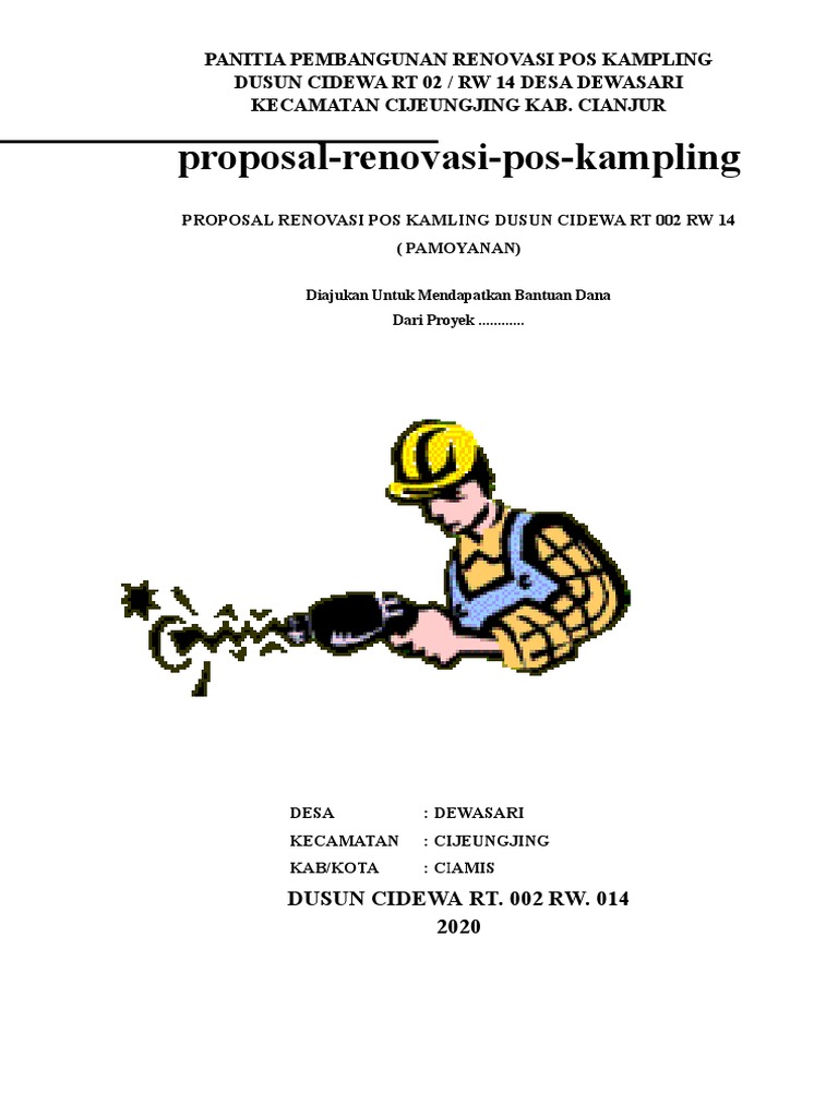 Proposal Pos Kamling | PDF