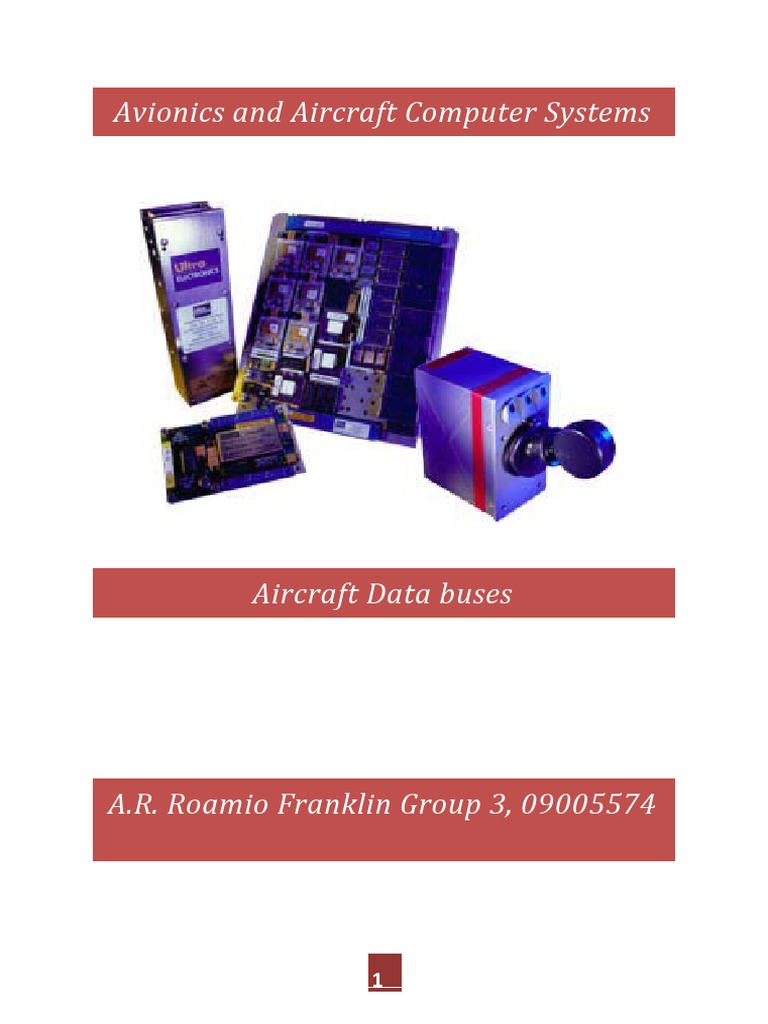 Avionics and Aircraft Computer Systems: A Brief History of Aircraft Data Buses | PDF | Physical ...