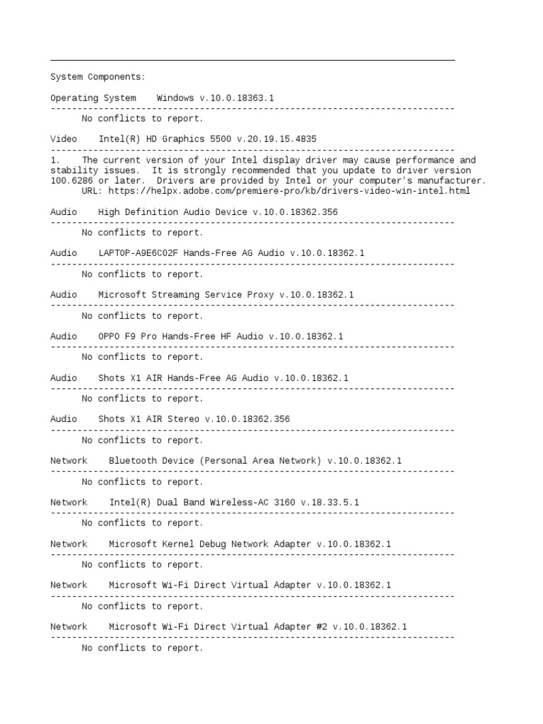 System Compatibility Report | PDF | Graphics Processing Unit | Shader