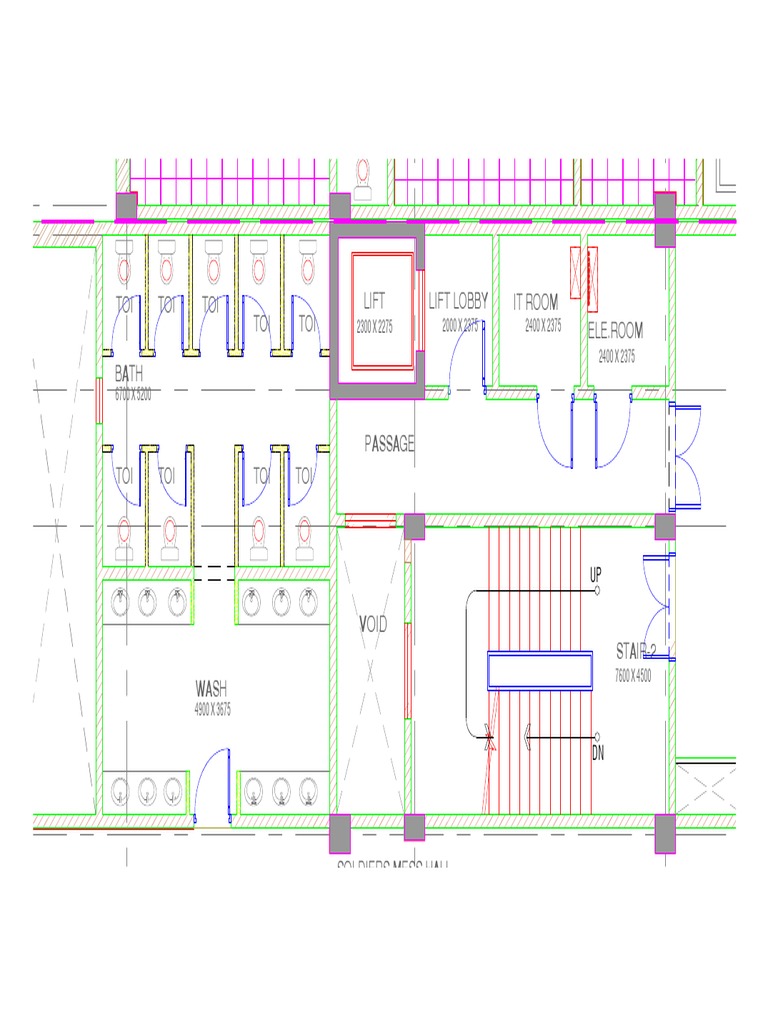 Toilet Layout PDF | PDF