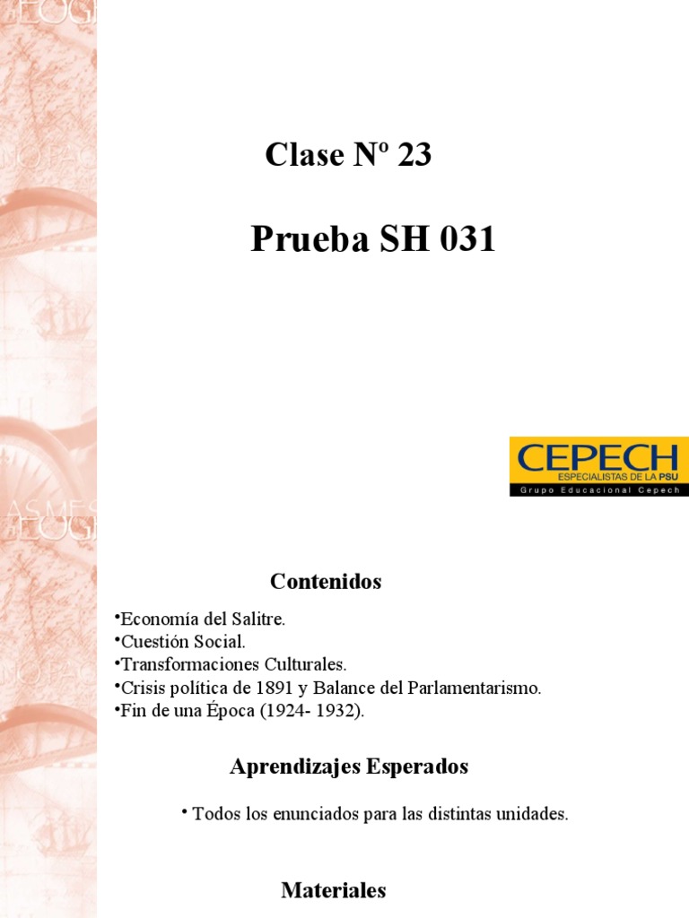 Clase 23 Historia de Chile | PDF | Sistema parlamentario | Política mundial