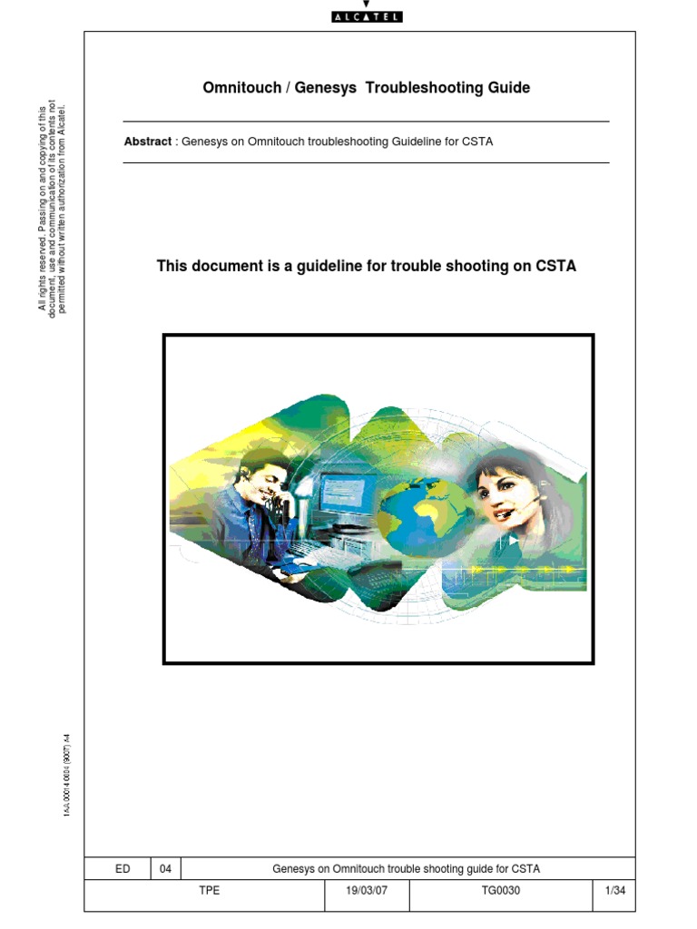 Genesys CSTA Troubleshooting Guide | PDF | Interactive Voice Response | Session Initiation Protocol
