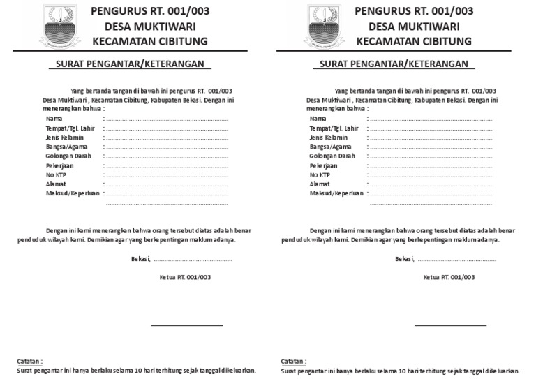 Surat Banjir | PDF