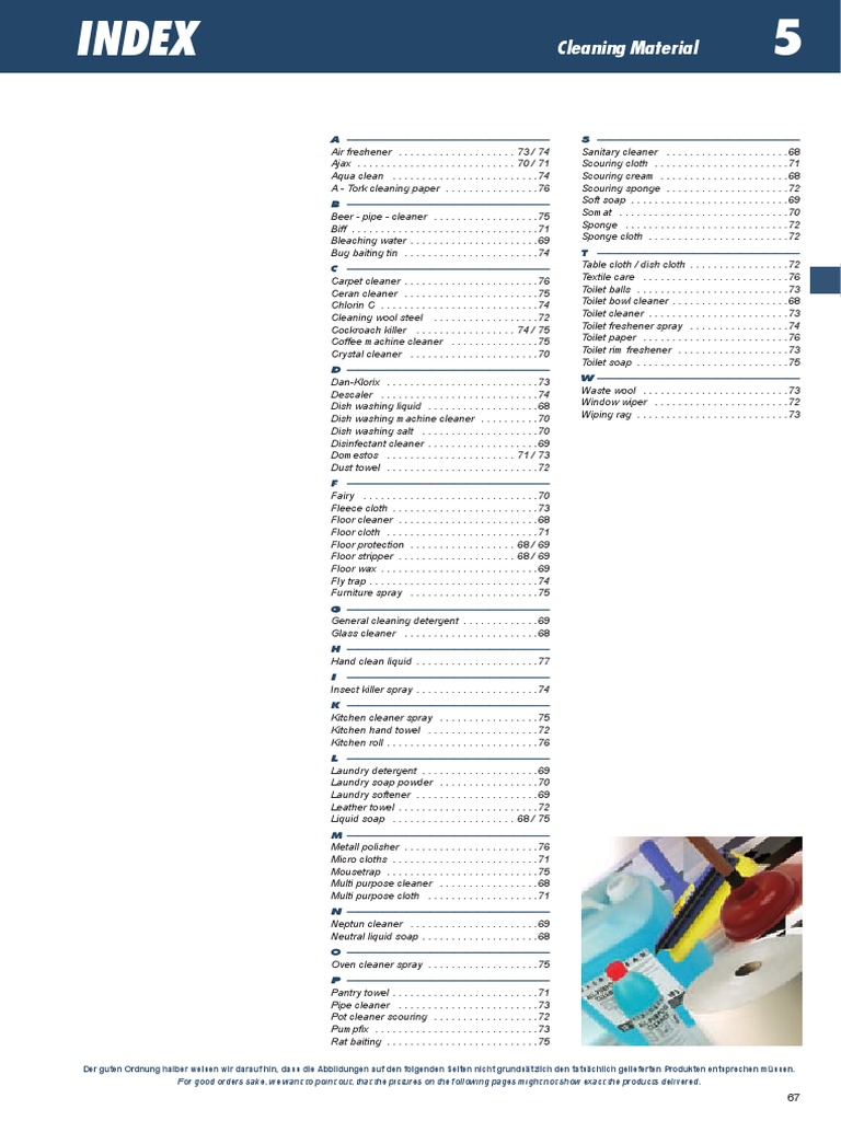 Cleaning Material | PDF | Products Of Chemical Industry | Cleaning
