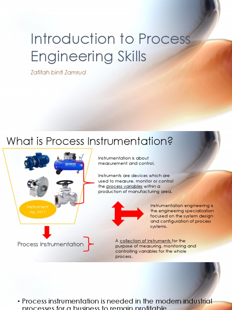 Introduction To Process Engineering Skills | PDF | Instrumentation ...