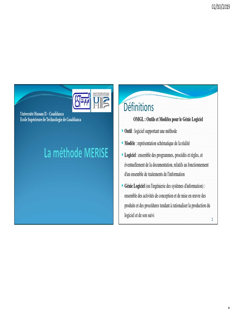 Cours Merise | PDF | Bases de données | Informatique