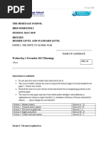 IB History IA Example | PDF