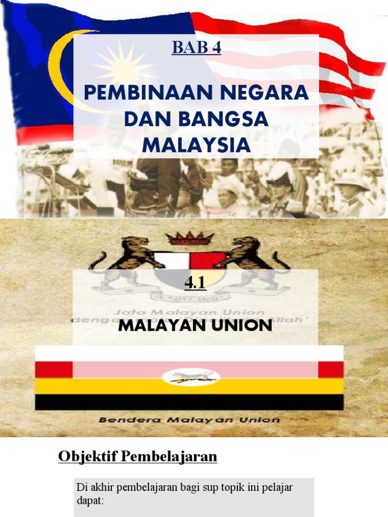 Bab 4 Malayan Union | PDF