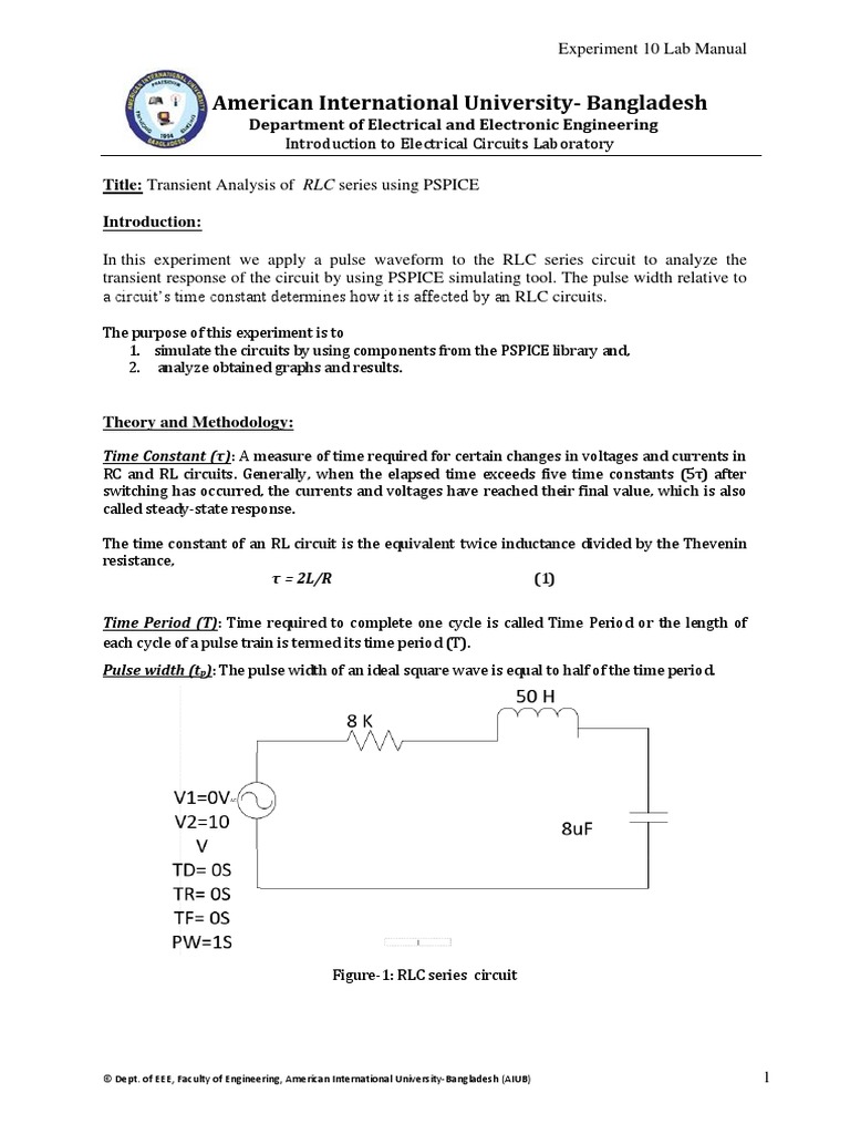 Iec Exp 10 Student Manual | PDF | Electrical Network | Series And ... Iec Exp 10 Student Manual | PDF | Electrical Network | Series And ...
