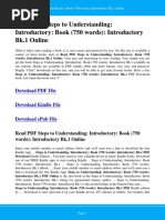 Steps To Understanding | PDF