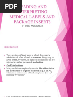UOM Abbreviations in Medical Supplies | PDF
