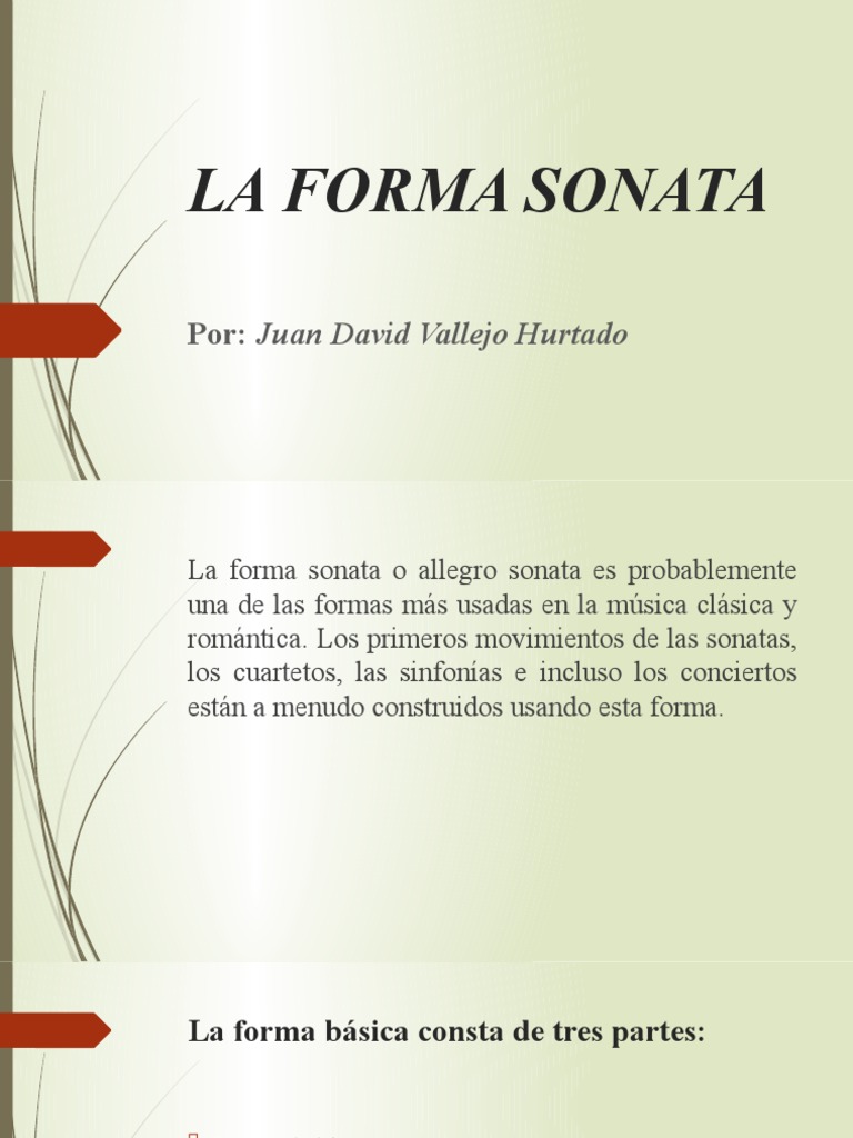La Forma Sonata en la Música Clásica | PDF | Sonata | Variación (música)
