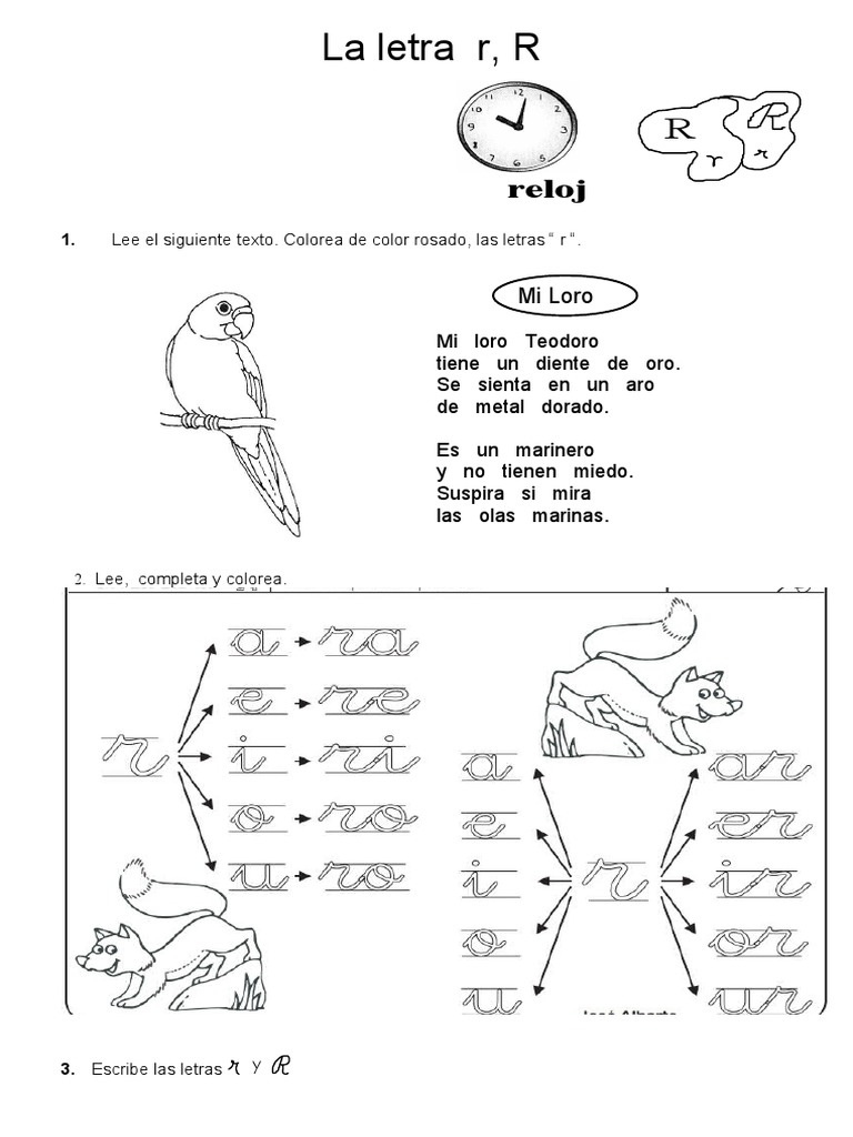 FICHAS CON R y RR | PDF