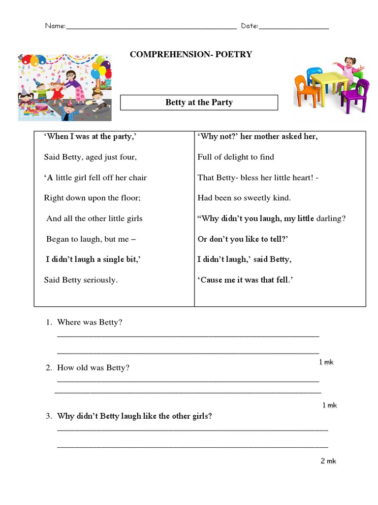 When I Was at The Party Poem PDF 040620 | PDF